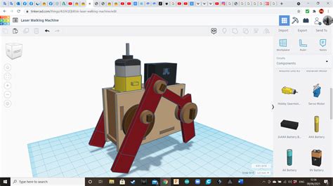Tinkercad Robotics For School Laser Cut Walking Machine 27 Steps With Pictures Instructables