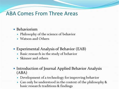 Applied Behavior Analysis Is Based On Which Philosophical Position