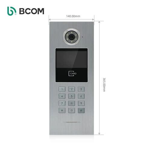Bcom IP SIP Touch Screen 7 Inch Video Intercom For Smart Homes