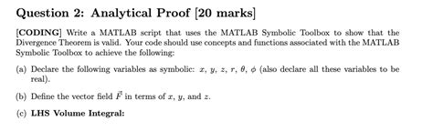 question 2 analytical proof 20 marks] [coding]