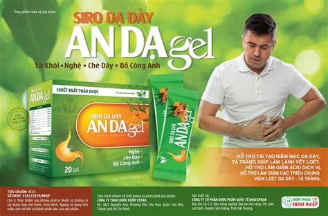 Siro Dạ Dày An Dạ Gel Hỗ Trợ Tái Tạo Niêm Mạc Dạ Dày Hỗ Trợ Lành Vết Loét