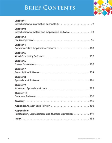 Introduction To Microsoft Office 2016 1st Edition Page X
