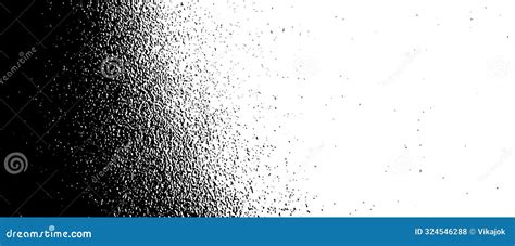 Black Gritty Grunge Gradient Texture. Grain Overlay Background. Distressed Noise Surface With ...