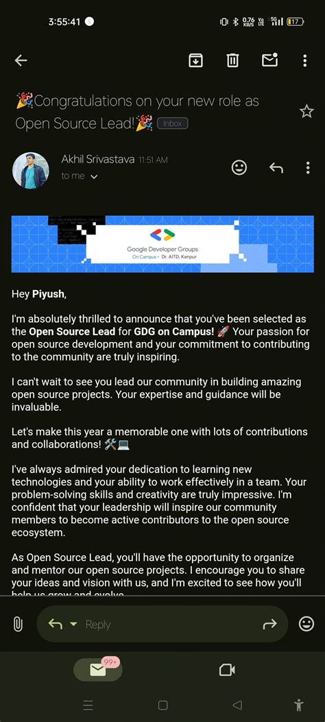 Piyush Sahu On Linkedin Opensource Leadership Gdg Community Collaboration Innovation