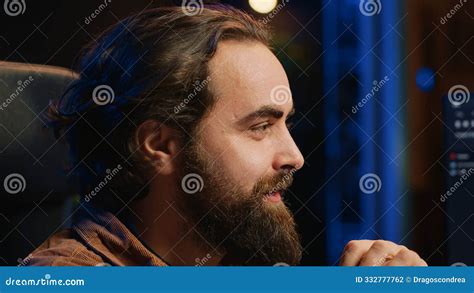 Technician Feeling Relieved After Removing All Code Bugs Shaking Fist