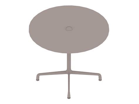 Eames Tableroundcontract Base 3d Product Models Herman Miller