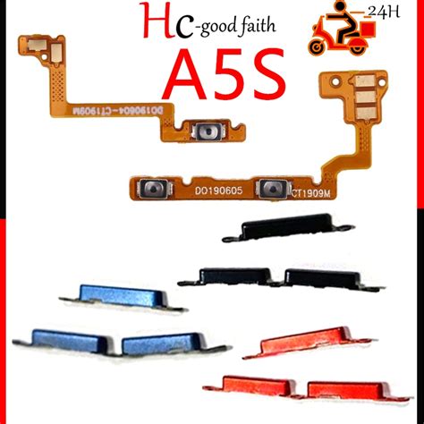 For OPPO A5S Power Volume Side Button Flex Cable Keys Button On Off Volume Up And Down Button On