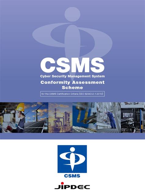 Csms Cyber Security Management System Conformity Assessment Scheme Pdf
