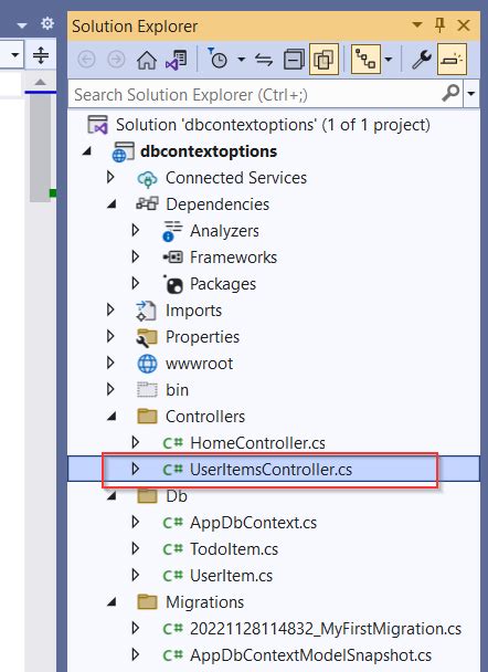 C Azure App Service Entity Framework Cannot Create New Controller Unable To Resolve Service