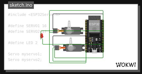 Pan Tilt Wokwi Esp32 Stm32 Arduino Simulator