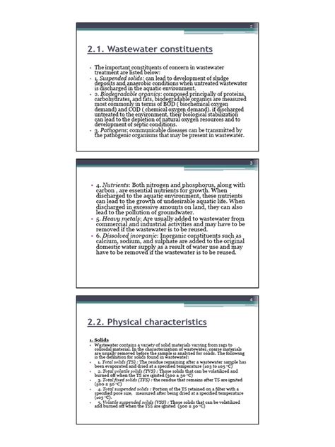 2wastewater Constituents 8 Removed Pdf Sewage Treatment Alkalinity