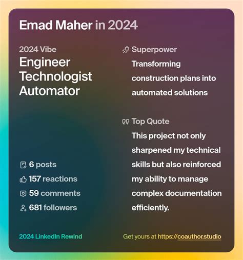 Bim Revit Dynamo Structuralbim Kaitech Linkedinrewind Coauthor… Emad Maher