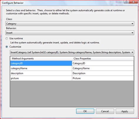 Custom Insert Logic With Linq To Sql Ben Halls Blog