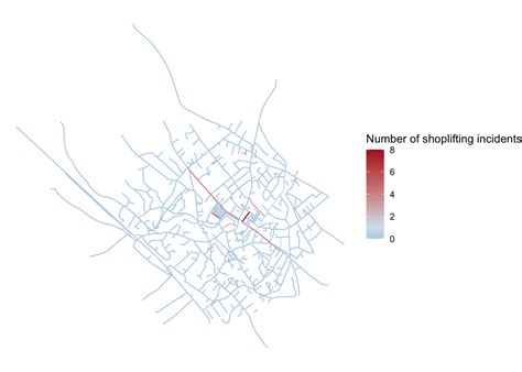 Chapter Crime Along Spatial Networks Crime Mapping And Spatial Data Analysis Using R