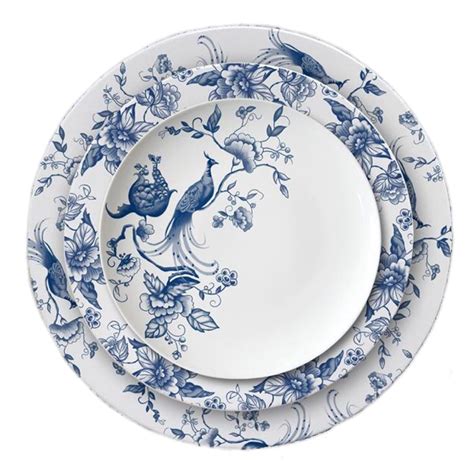 Party Rental Floral Peacock Bone China Dinnerware Sw Florida