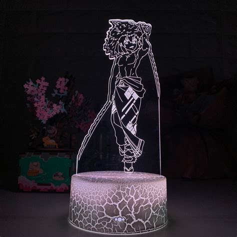 Comprar Luminária Abajur Led Anime Demon Slayer Inosuke Multicolorido Lanterna 3d Decorativo
