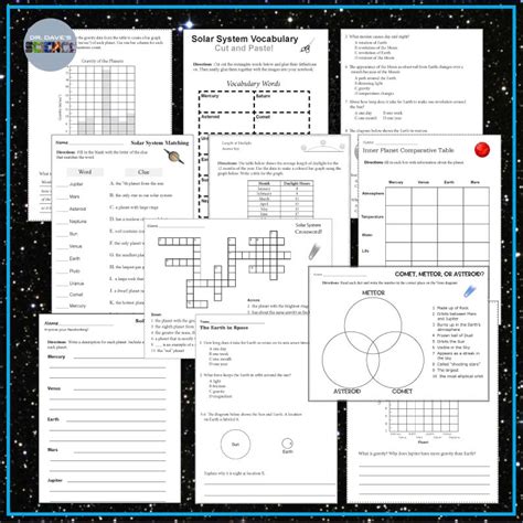 Third Grade Planets Worksheet Lab Third Grade Planets Worksheet Lab
