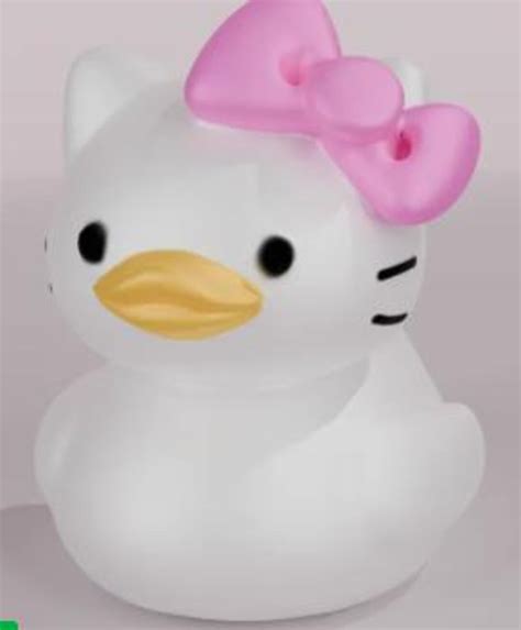 Hello Kitty Duck Etsy