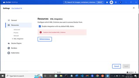 Issues With Docker Desktop And WSL Integration General Docker Community Forums