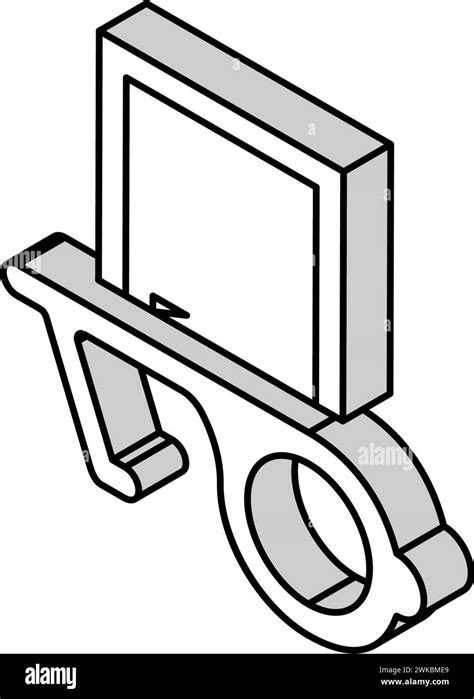 Door Handle Contactless Isometric Icon Vector Illustration Stock Vector Image And Art Alamy