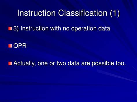 Ppt Instruction Classification And Addressing Mode Powerpoint
