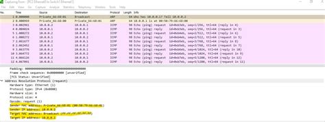 Fun With Arp Capturing Arp Request And Reply On Wireshark