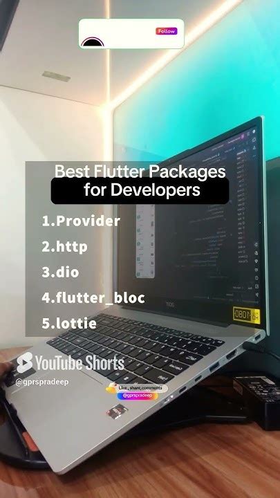 🚀 Best Flutter Packages For Developers Flutter Coding Reels Shorts Youtube