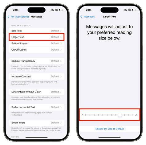 How To Increase Text Size In Messages On Iphone Ipad Mac