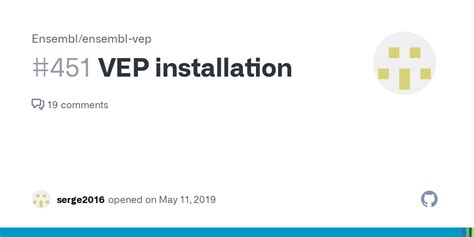 vep installation · issue 451 · ensembl ensembl vep · github