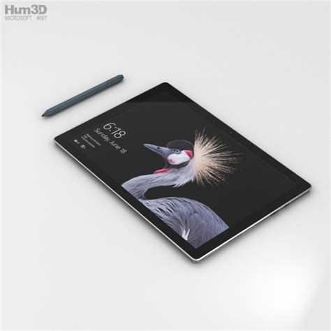 Microsoft Surface Pro 2017 Cobalt Blue 3d Model Electronics On Hum3d