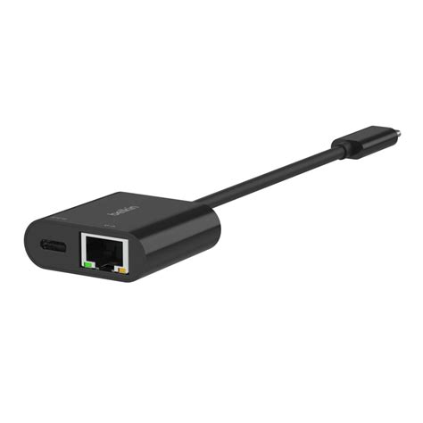 Connect Usb C To Ethernet Charge Adapter 100w Belkin Us