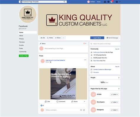 king quality capstone and business rebranding project behance