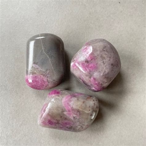 Ruby In Feldspar Tumbled The Crystal People
