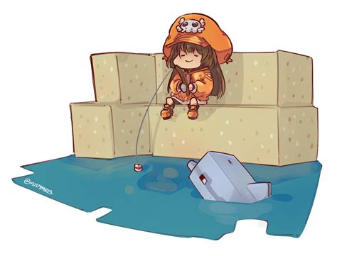 Dolphin Minecraft Danbooru