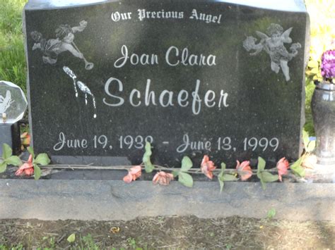Joan Clara Martin Schaefer 1932 1999 Find A Grave Memorial