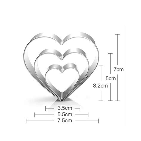 Valentinstag Backform Für Edelstahl Backen Zubehör Vicedeal