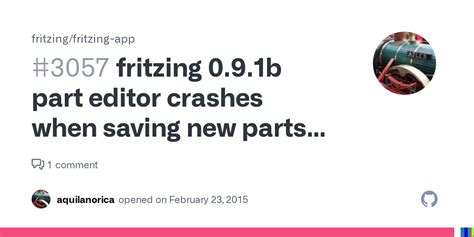 Fritzing B Part Editor Crashes When Saving New Parts After Editing Pins Or Connections