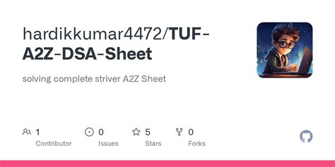 Github Hardikkumar4472tuf A2z Dsa Sheet Solving Complete Striver
