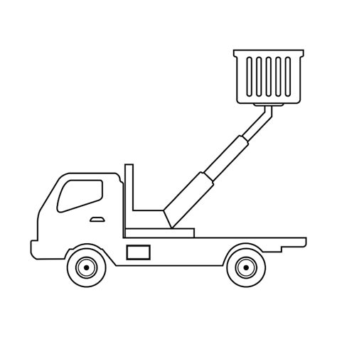 Premium Vector Lifting Machine Icon