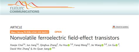 Nonvolatile Ferroelectric Field Effect Transistors