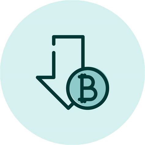 Cryptocurrency Decrease Illustration Vector On A White Background