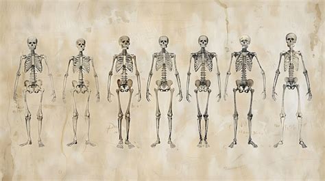 Detailed Illustration Of The Human Skeletal System Profound Visual Analysis Of Skeletal Anatomy