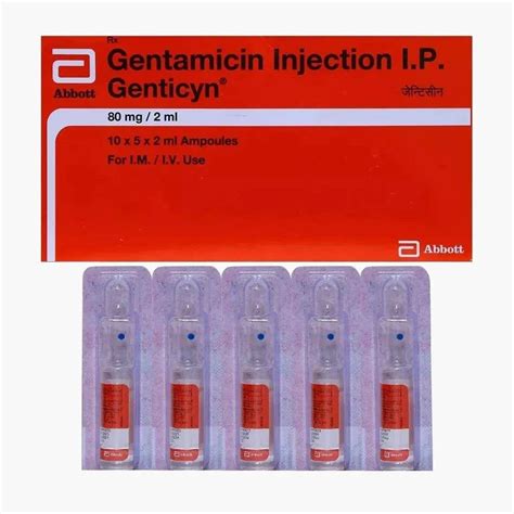 Genticyn Gentamicin Injection 80mg At ₹ 11 Vial In Nagpur Id 2854662665933
