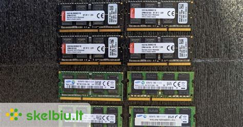 Samsung Kingston Hynix 4gb 8gb Ddr3 Ddr3l 1600 RAM Skelbiu Lt