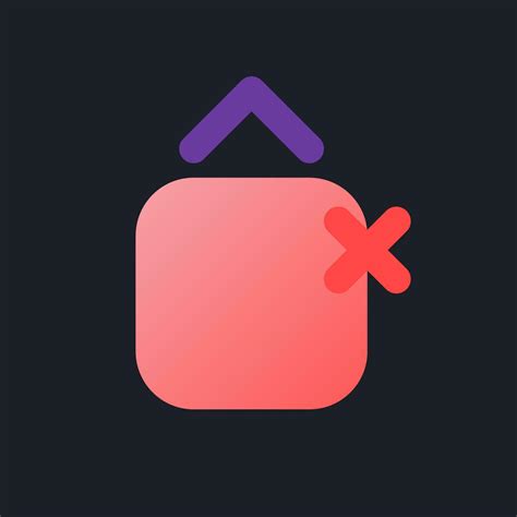 Remove Jump Animation Effect Flat Gradient Fill Ui Icon For Dark Theme
