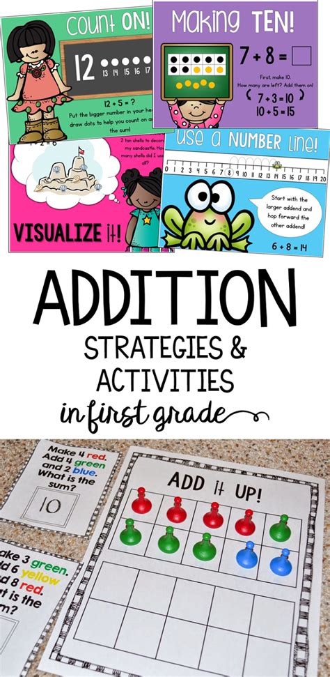 Addition In First Grade Susan Jones Teaching