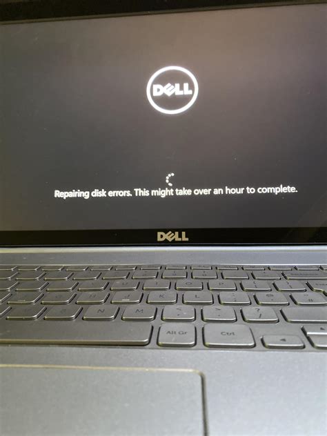 Repairing Disk Errors This Might Take Over An Hour To Complete Been
