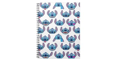 Stitch Emoji Pattern Notebook Zazzle Emoji Patterns Pattern