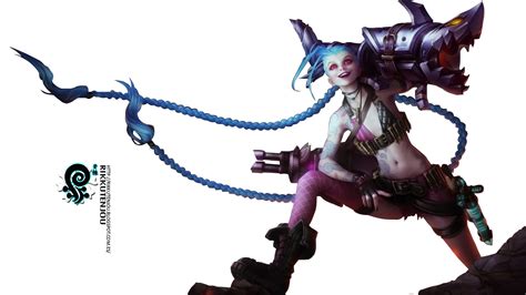 Jinx League of Legends Render by RikkuTenjouSs on deviantART | Jinx league of legends, League of ...