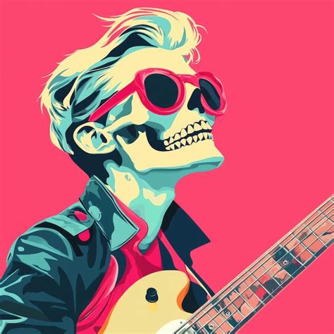 Illustration Of A Skeleton Premium Ai Generated Image